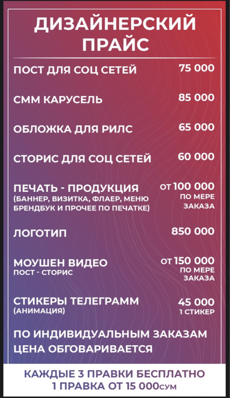 Опытный графический дизайнер предлагает любые услуги на удаленке