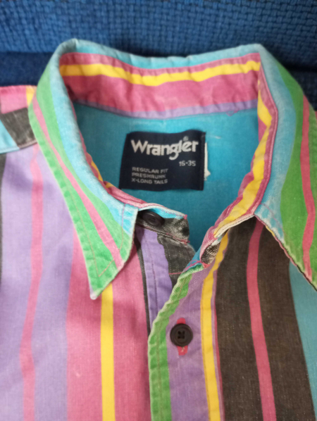 Продам мужскую джинс.рубашку wrangler и часы orient