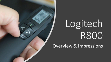 Logitech Professional Presenter R800 Зеленый лазерный указатель