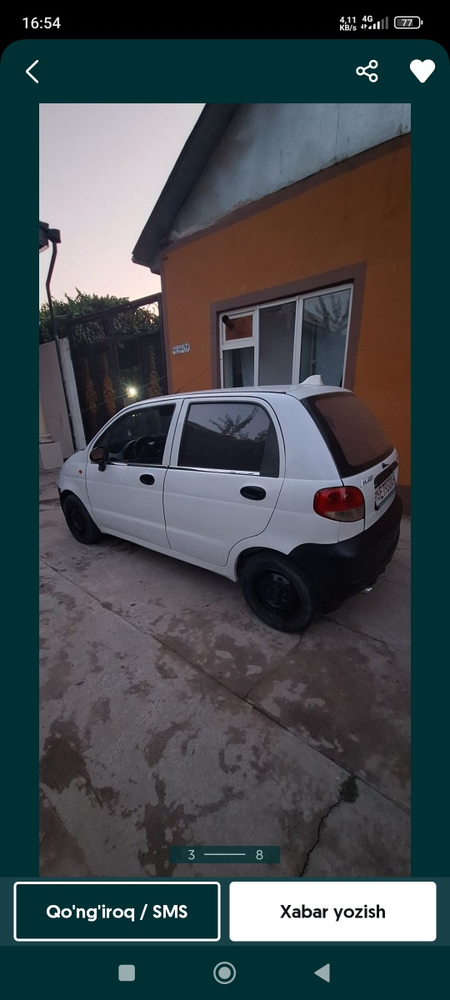 Variant Matiz 2010 benzin bolip toleyish boladi