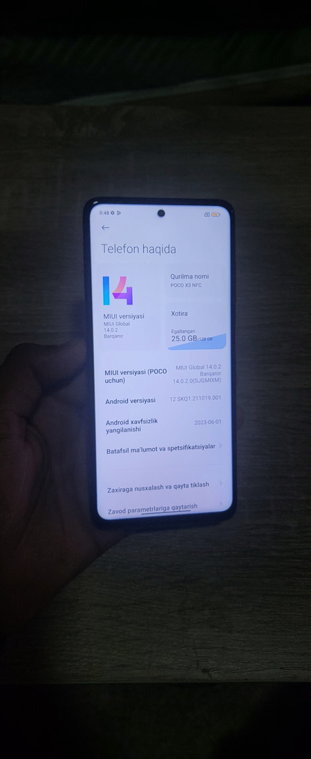 Poco X3 NFC 8/128 Gb srochni