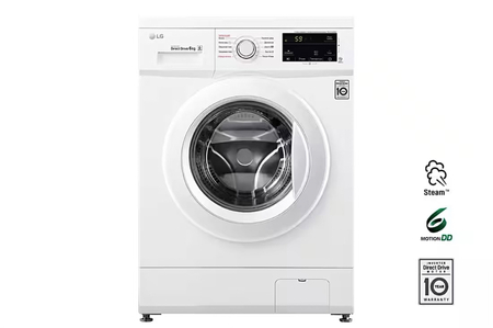 Узкая Cтиральная машина LG 6.5кг F2J3WS1W пар Steam. LG 2022!