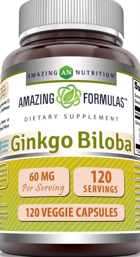 Гинкго Билоба Ginkgo biloba 60mg 120c USA