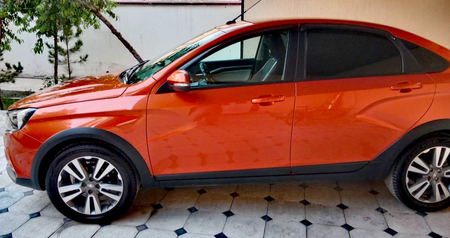 Lada vesta. Eng yaxshi avtomobillardan biri.