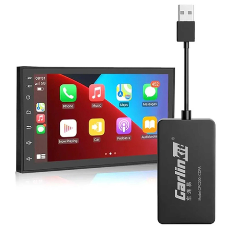 Беспроводной адаптер CarPlay/Android Auto для монитора Android v4.2+