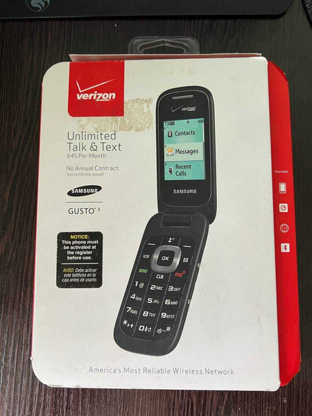 Samsung GUSTO 3 (CDMA Perfectum) Verizon