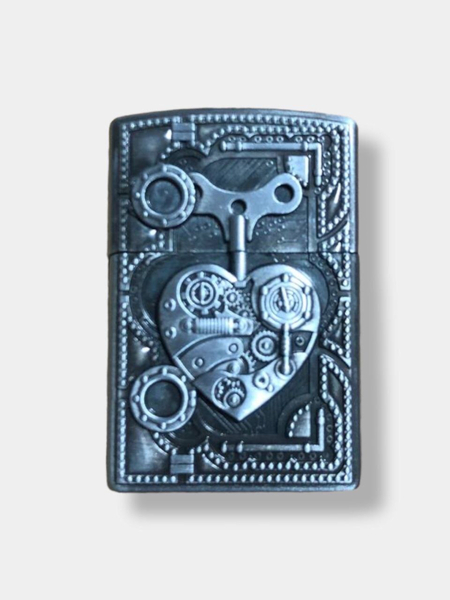 Зажигалка сердца парчуа современный газовый zajigalka zippo