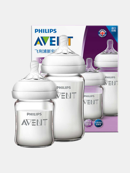Бутылочки Philips Avent для новорожденных и 6+ месяца,