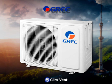Кондиционер  Gree-12 invertor/ low voltage! Доставка двери бесплатная!