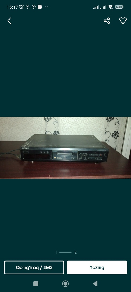 Minidisk xolati yaxshi obmen bor
