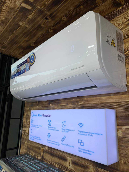 Konditsioner / кондиционер Midea Naomi 12 Inverter, low voltage 135 V