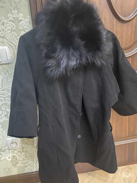 Пальто кашемир (натуралка мех)