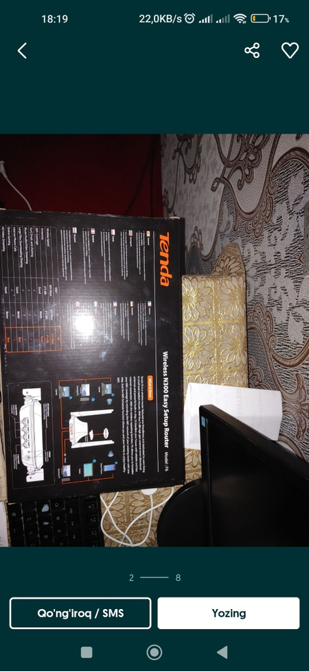 WIFI router Tenda F6