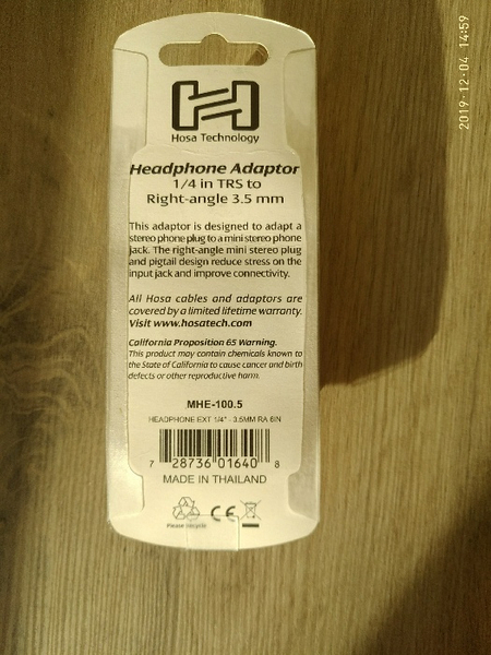 Адаптер Headfone Adaptor MHE-100.5
