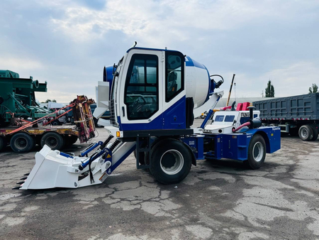 Автобетоносмеситель с саморазгруской Fujiang 3, 5AS 5500