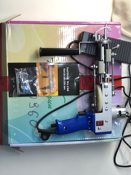 Тафтинговый пистолет (Tufting gun/Тафтинг ган). Ковры ручной работы.