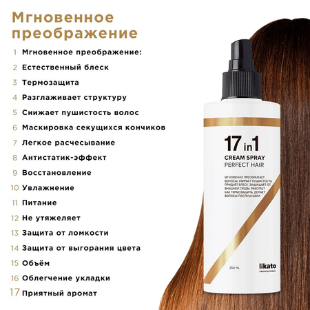 Спрей для волос Likato 17 в 1