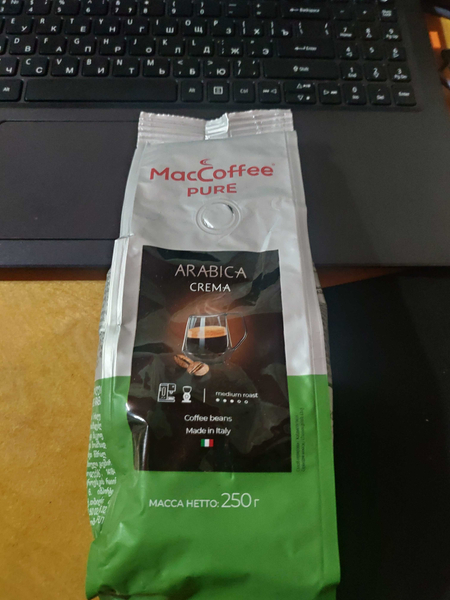 Кофе зерновой  MacCofee и Arabicа 1кг 100 минг