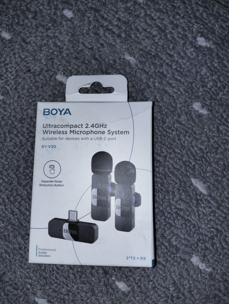 Boya v20 simsiz mikrofon