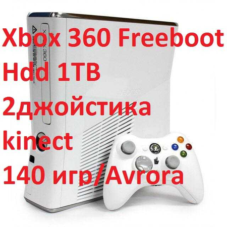XBOX360 Slim 1TB (Special edition White)