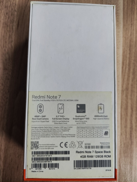 RedMi Note 7 Global 4/128gb