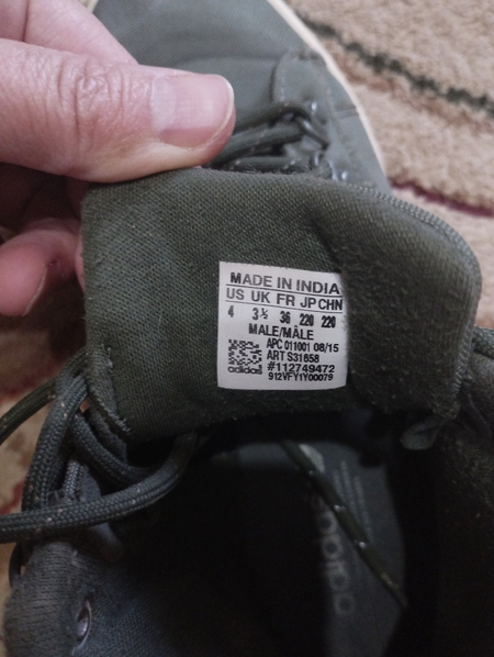 Высокие кроссовки Adidas (Индия), размер 36