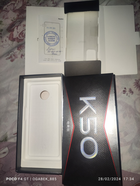 Poco f4 gt/Redmi k50 gaming