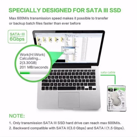 Sata adapter hhd va ssdlar uchun