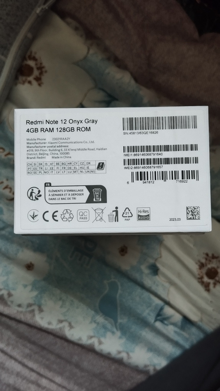 Redmi not 12        4/128gb