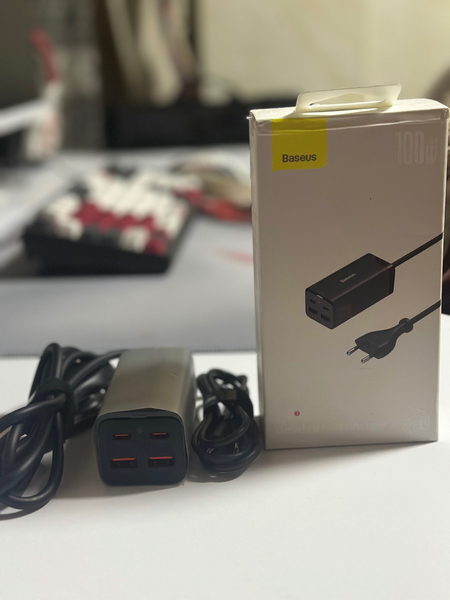 Baseus Gan 3 Pro 100w Быстрая зарядка с кабелем на 100w
