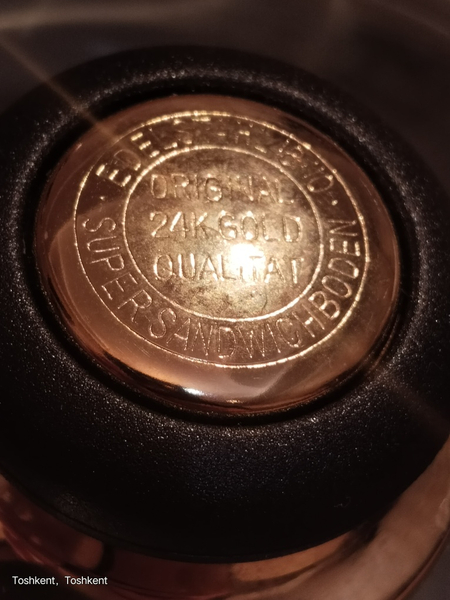 edelstahl 24k gold super sandwich