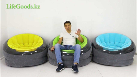 Диван Надувной Intex-57х203х76 см. Уголок. Доставка бесплатно