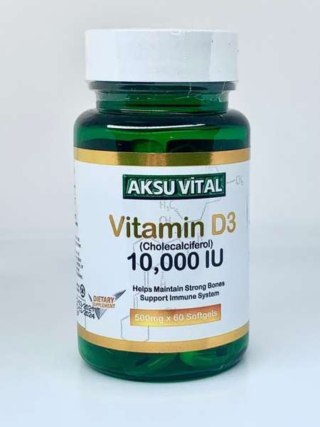 Vitamin D3  10000 Aksuvital. Turkiye.