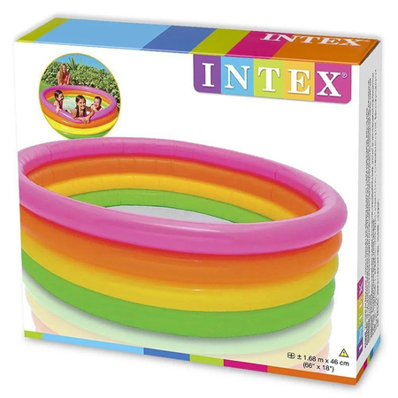 INTEX детский надувной бассейн 185×180 basseyn bolalar baseyni