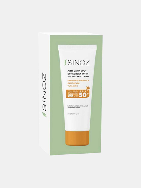 Солнцезащитный крем SPF50+ для сухой и нормальной 
кожи лица от Sinoz