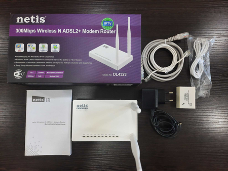 Продаётся Wi-Fi роутер Netis DL4323