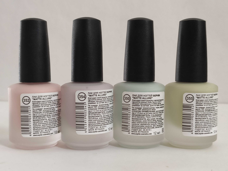 Лаки для ногтей Sophine из коллекции Matte Allure