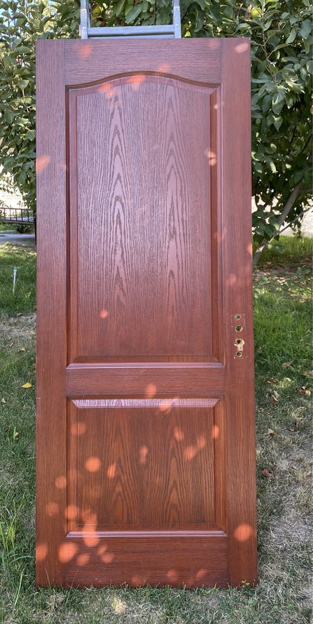 Продам двери канатка цвета махагон