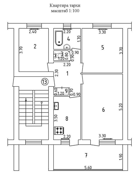 Продам квартиру 3(4)/3/4 Геофизика. М.Улугбекский район
