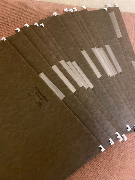 Папки для картотеки Foolscap