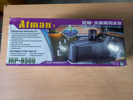 мощный насос для бассейна аквариума пруда помпа подводная SunSun atman