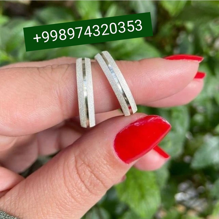 Обручальные кольца из серебра 925 пробы.