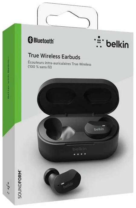 Belkin SoundForm Беспроводные наушники, черный