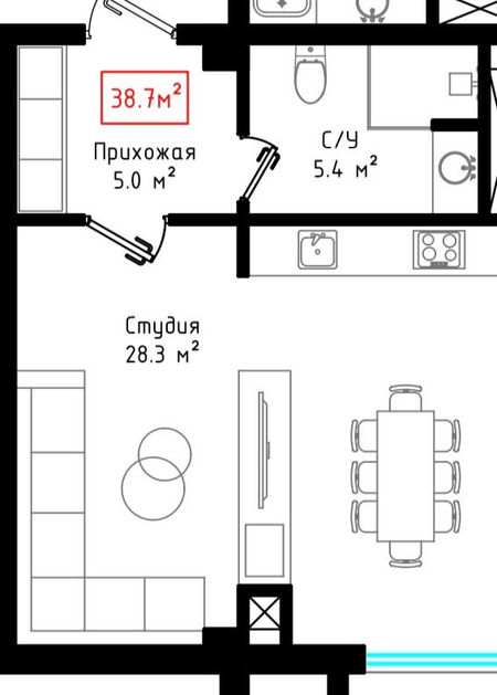 Срочно Жк Qadriyat Яшнабадский район 1/3/10 38 м2