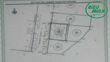 Продается 5ком участок на Юнусабадском  недалеко от метро минор RM23