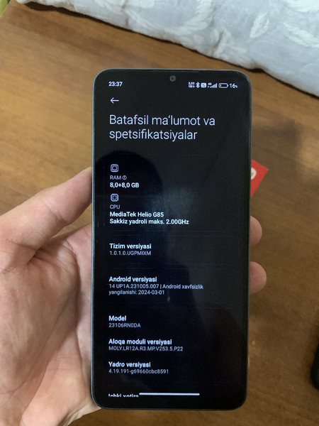 Redmi 13C  8+8 256GB
