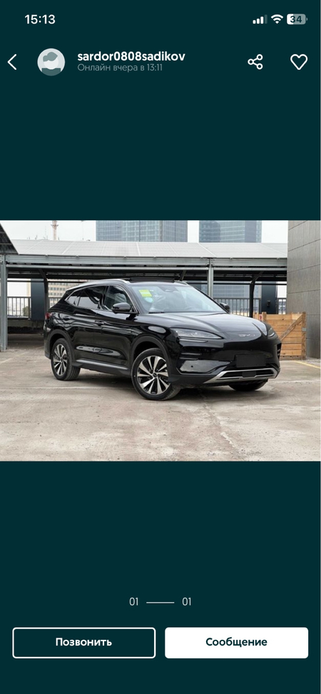 BYD song EV chempion 2025 oq va qora