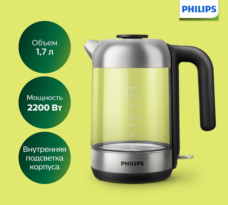 Optom Оригинальный стеклянный чайник Philips tefal