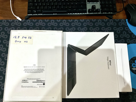 iPad Pro 12.9 M2 1TB Sim+Magic Keyboard+Apple Pencil2+чехол+стекло
