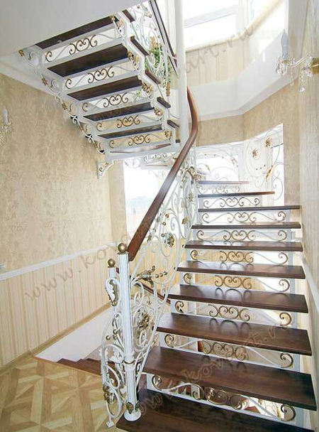 Лестницы кованые